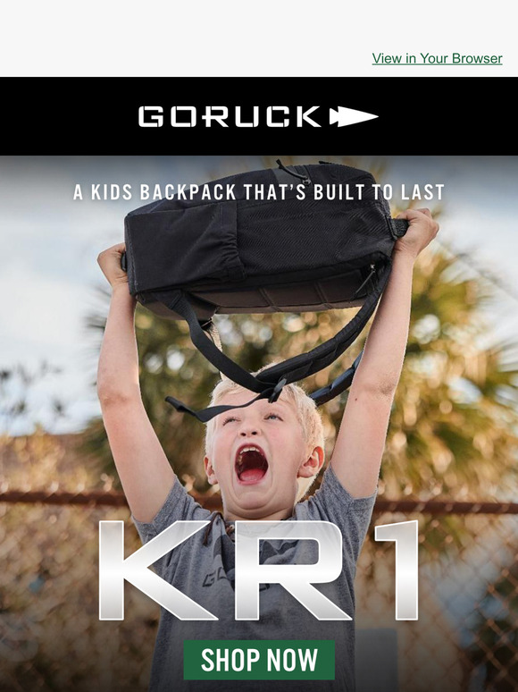 GORUCK: What the Cool Kids Are Using | Milled