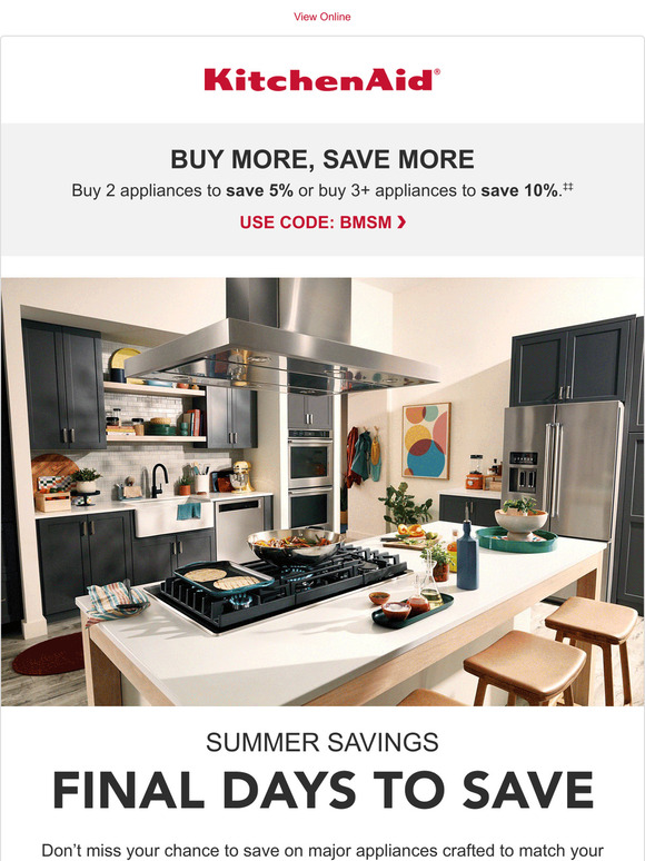 KitchenAid: Last chance to shop summer offers! | Milled