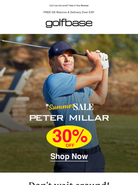 Golfbase: 👕 Peter Millar NOW on Sale! | Milled