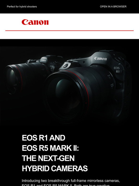 Canon: Meet the EOS R1 and the EOS R5 MARK II | Milled