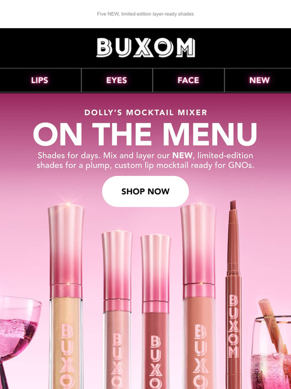 BUXOM Cosmetics: Our specials? The shades of the day 💋 | Milled