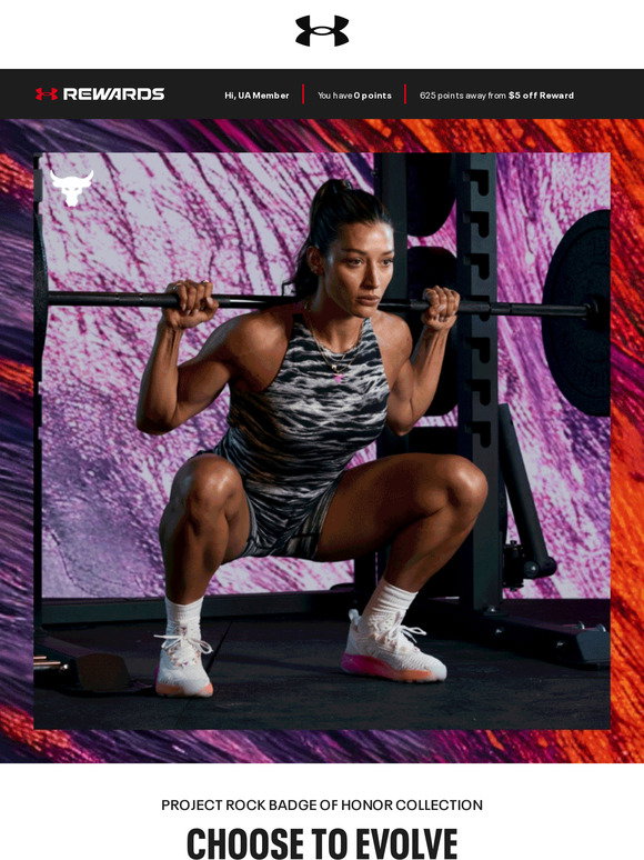 Under Armour: The new Project Rock Badge of Honor Collection | Milled