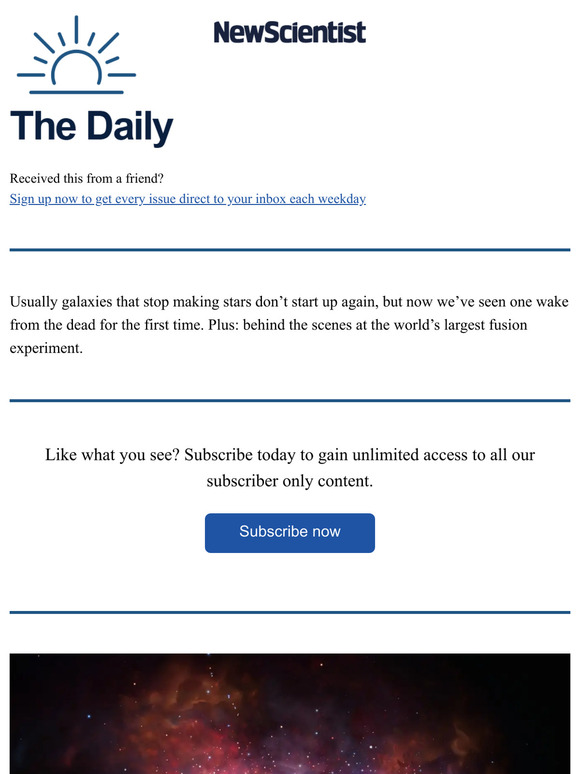 New Scientist: Zombie galaxy came back to life after 20 million years ...