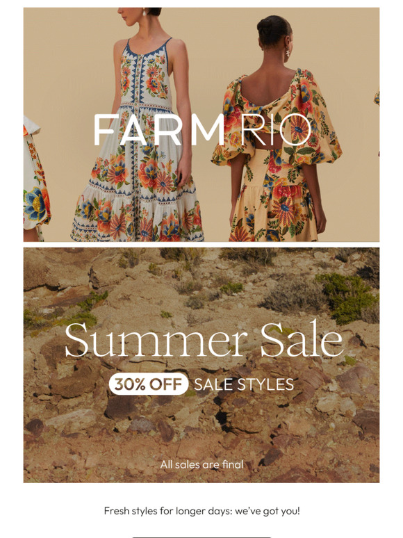 FARM Brasil: 30% OFF Sale Styles | Milled