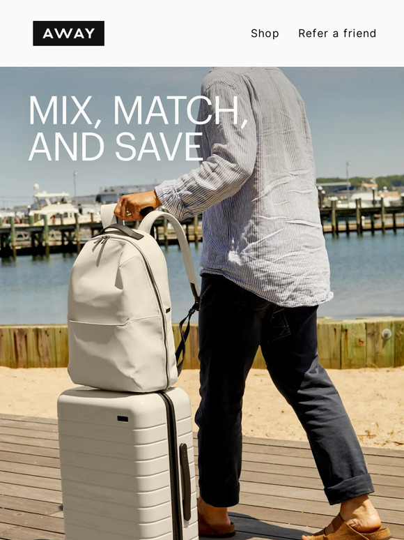 Away Email Newsletters: Shop Sales, Discounts, and Coupon Codes
