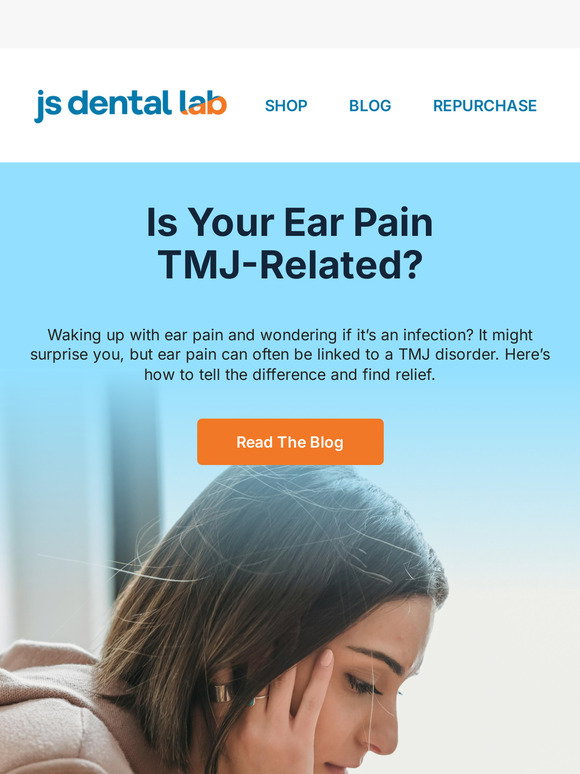 JS Dental Lab: Ear Pain: Is it TMJ-Related or an Infection? 👂 | Milled