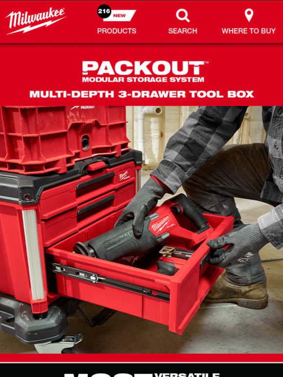 Milwaukee Tool: Customize Your Storage System with the PACKOUT™ Multi ...