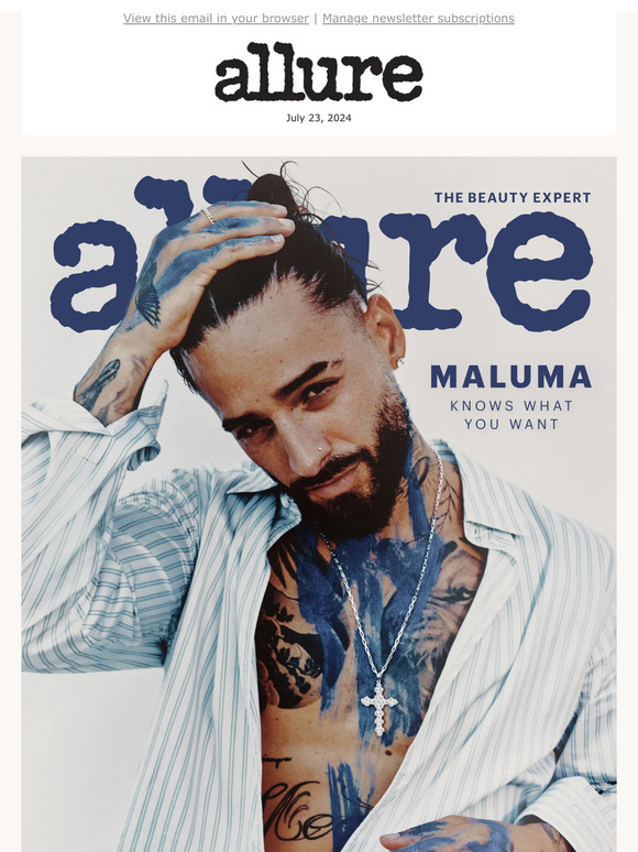 Allure: Exclusive Interview: Maluma on Balancing Thirst Traps and ...