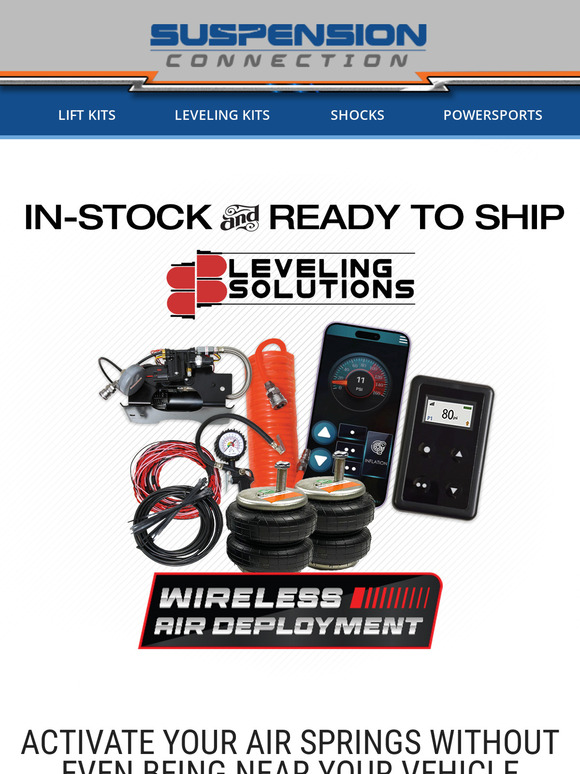 Suspension Connection: Leveling Solutions Bluetooth Air Spring ...