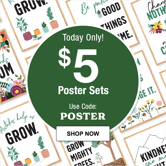 Carson-Dellosa Education: Today Only! $5 Poster Sets | Milled