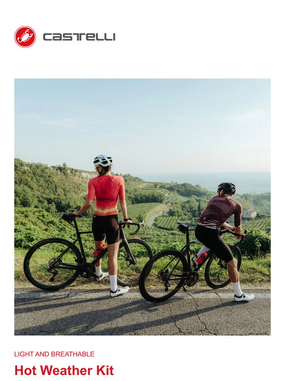Castelli: Hot Weather Kit | Built for Summer | Milled
