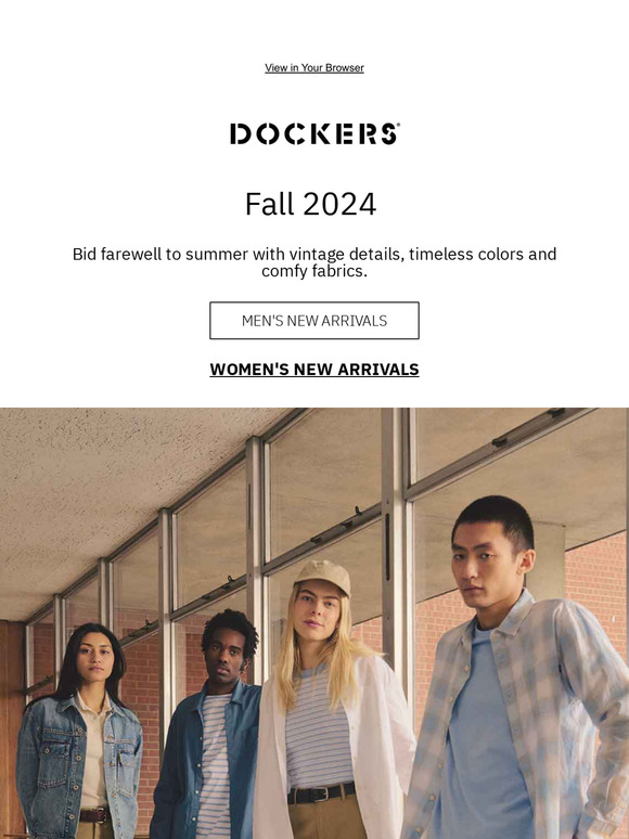 Dockers: Vintage details. Autumnal colors. Oh-so cozy layers. | Milled