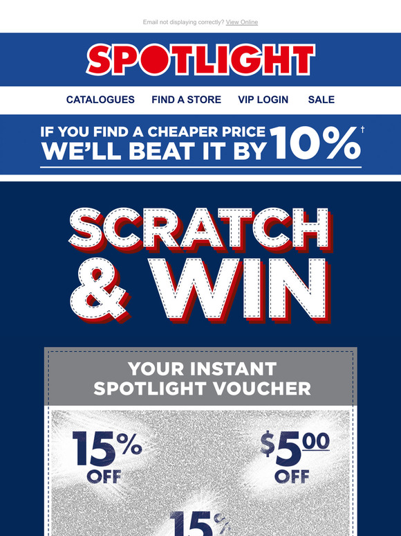 Spotlight: Your Scratch & Win Voucher Inside + Super Sale Continues ...