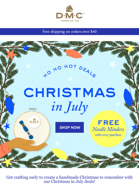 DMC: Christmas in July has arrived! 🎄 | Milled