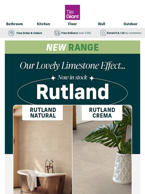 Tile Giant: 🆕 Limestone effect tiles 😍 | Milled