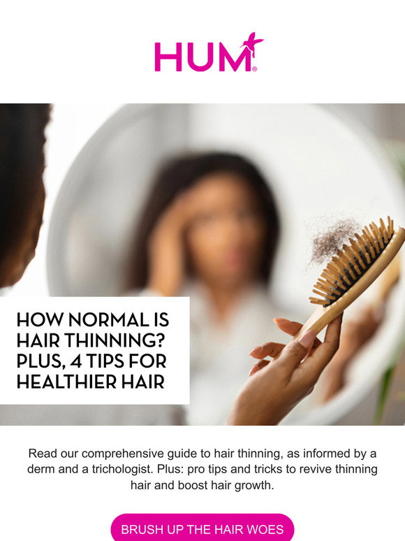 HUM Nutrition: The truth about hair thinning | Milled