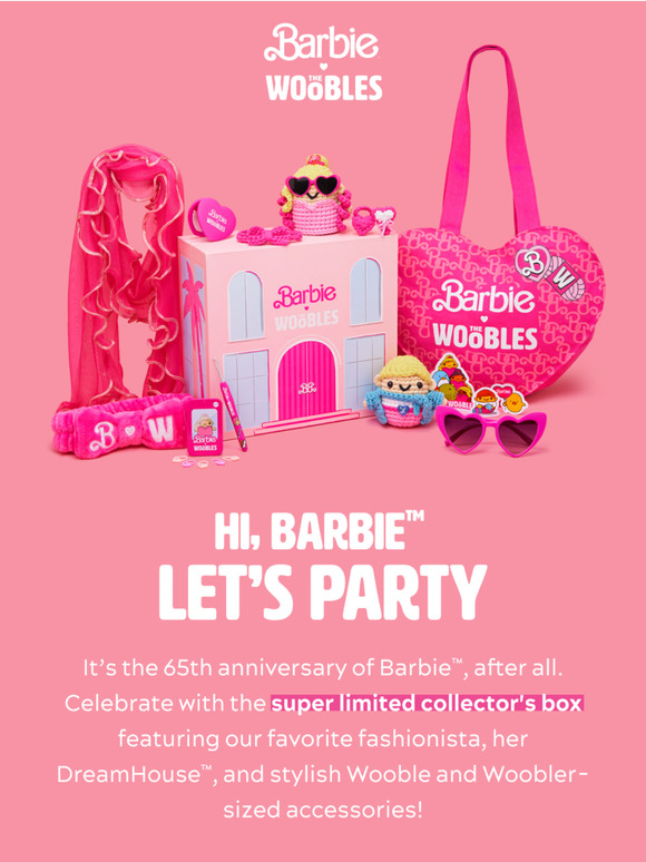 Woobles: 🚨NEW KIT ALERT - Barbie™ | Milled