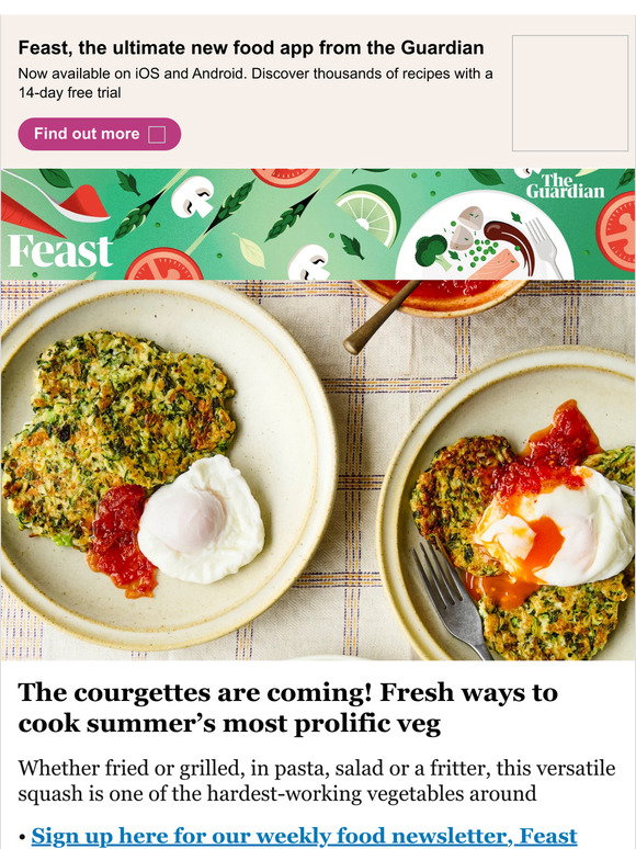 The Guardian: 18 ways to cook courgette | The Guardian | Milled