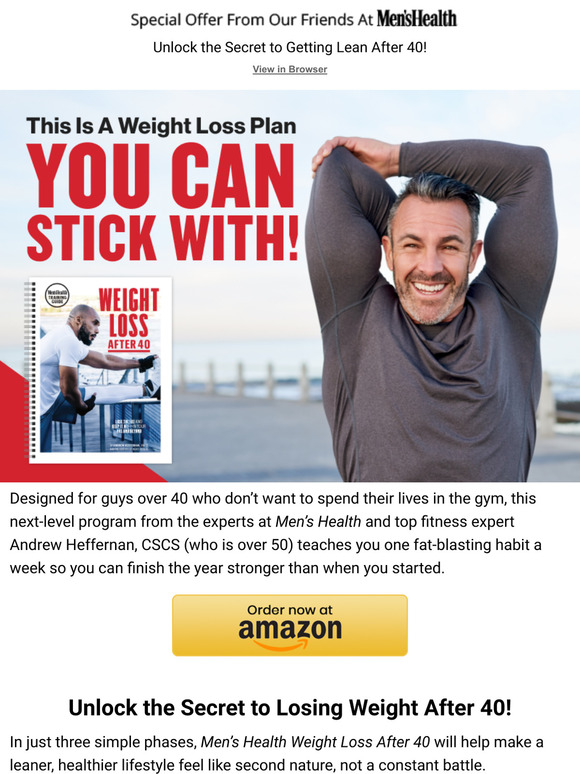 Men'sHealth: The Perfect Plan to Getting Lean After 40! | Milled