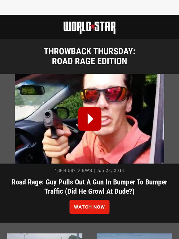 Worldstar: [Throwback Thursday Road Rage Edition] Guy Pulls Out A Gun ...
