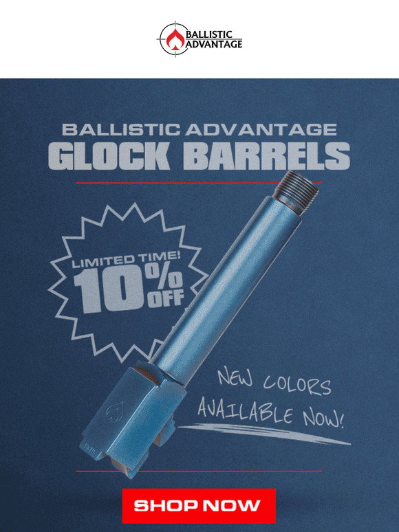 Ballistic Advantage: 🔥 NEW COLORS ADDED | GLOCK 19 Barrels | 10% Off ...