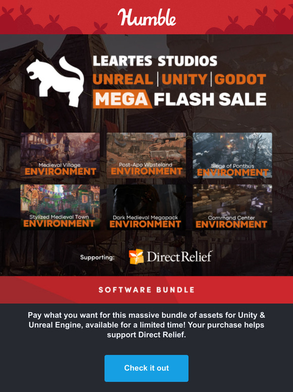Humble Bundle: These killer assets for Unity & Unreal will be gone in a flash!⚡ | Milled