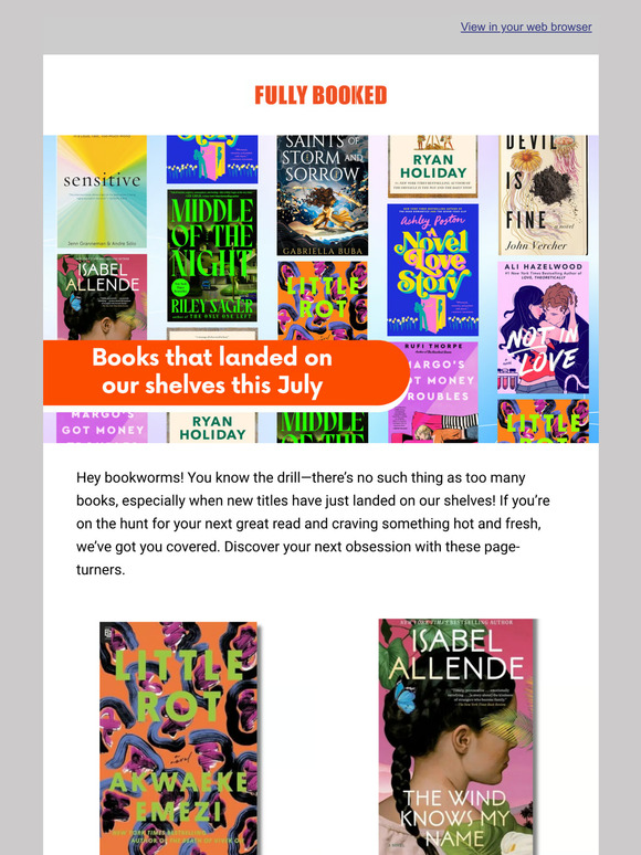 Fully Booked: Books that landed on our shelves this July | Milled