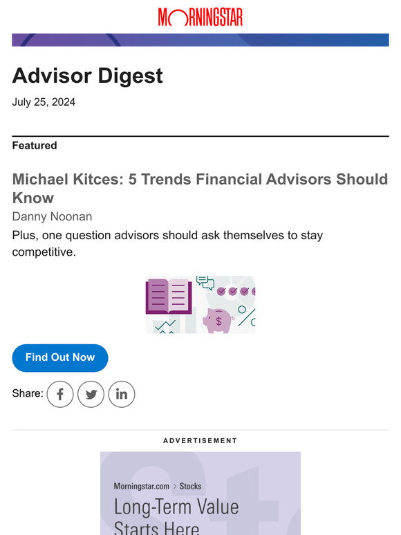 Morningstar: 5 Key Trends Financial Advisors Should Know | Milled