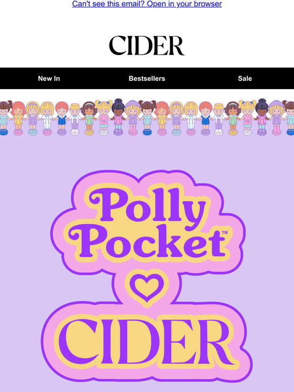 Cider: COMING SOON: POLLY POCKET™️ X CIDER 💕🎀 | Milled