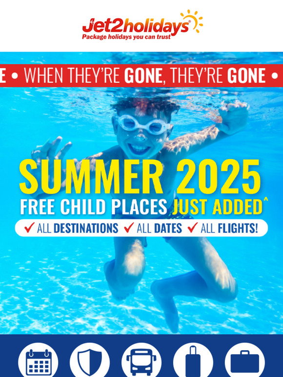 Jet2holidays: Get Summer 2025 sorted! | Milled