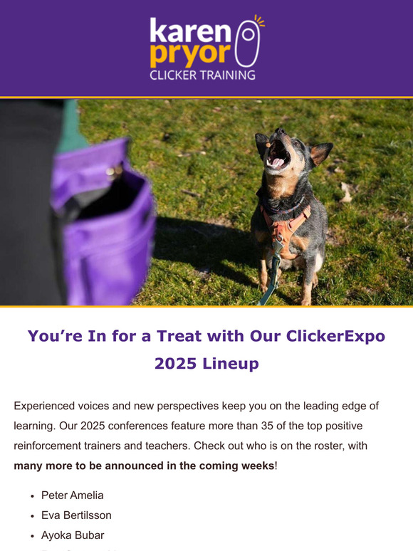 Karen Pryor Clicker Training / Sunshine Books: You’re In for a Treat ...