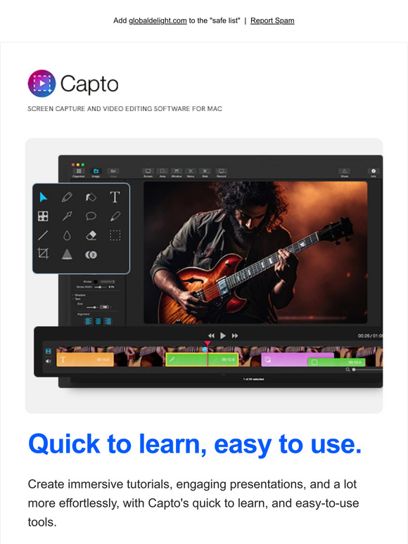Global Delight: Create spectacular content on your Mac with Capto ...
