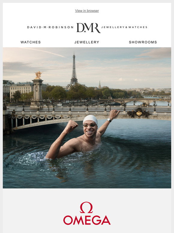 David M Robinson: OMEGA | Paris 2024 Official Timekeeper | Milled
