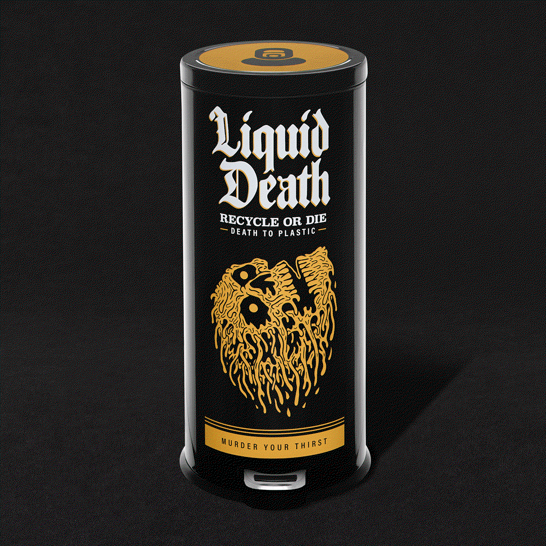 Liquid Death: Tallboy Recycling Bin | Milled