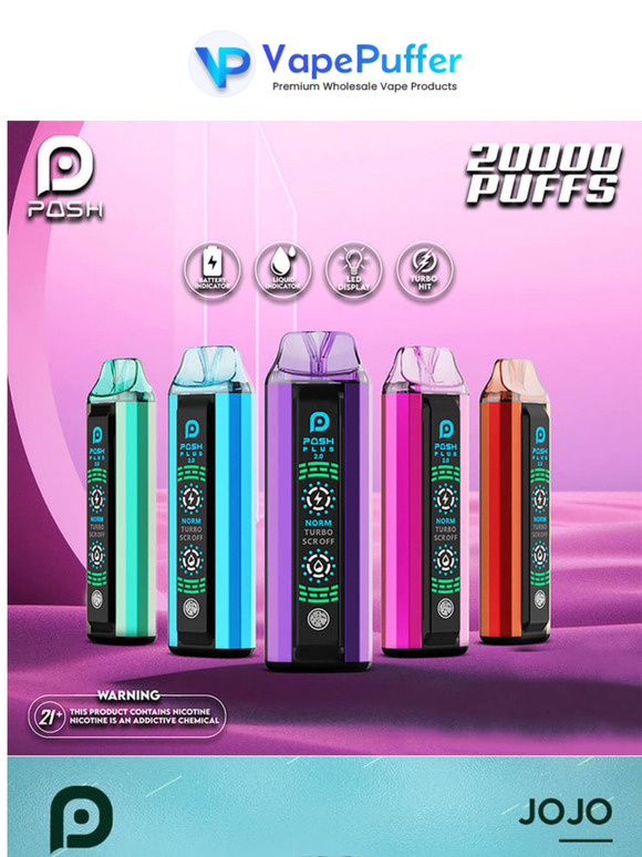 Vapepuffer.com: Discover the Posh Plus 2.0 Disposable Vape with ...