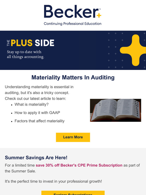 Becker: AICPA's New Definition of Materiality: What You Need to Know ...