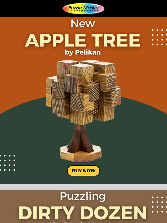 Puzzle Master: —, Bite into the Apple Tree Puzzle from Pelikan | Milled