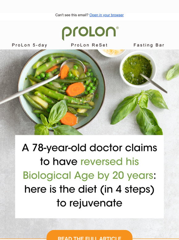 ProLon: 78-Year-Old Doctor Claims to Have Reversed His Biological Age ...