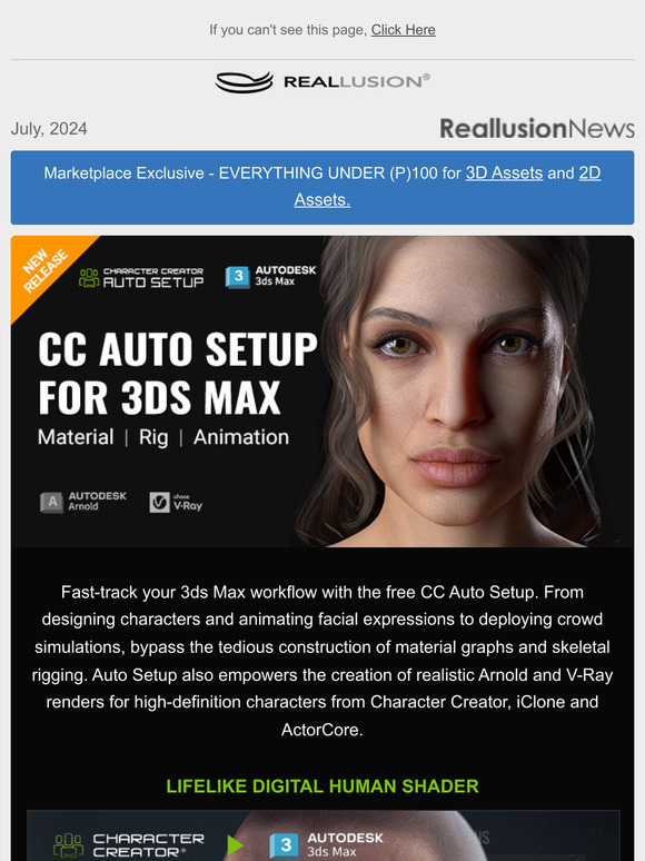Reallusion Download Here New Auto Setup For Character Pipeline Milled 