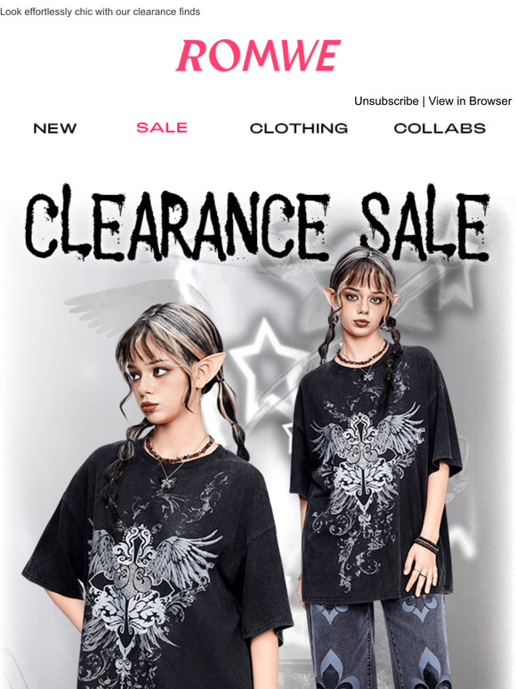 ROMWE: A SALE STORM is coming! There's Still Time... 99% OFF Plus FREE ...