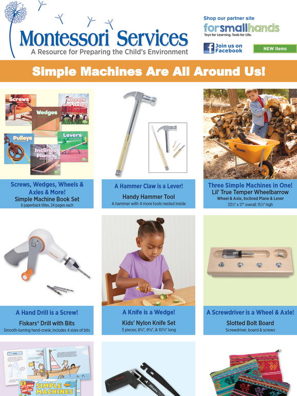 Montessori Services: Simple Machines Are All Around Us! | Milled