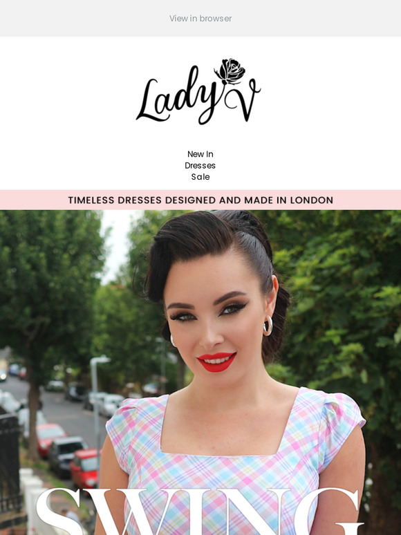 Lady V London: It's FINALLY back! The Swing Dress Returns in 10 New ...