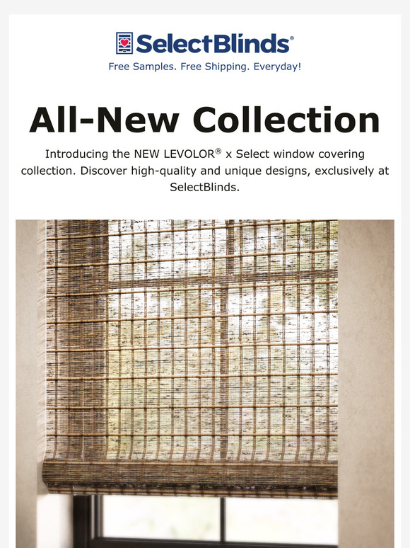 Select Blinds: ALL-NEW LEVOLOR® x Select Collection | Milled