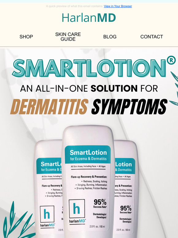Harlan MD: Prevent Atopic Dermatitis Rashes With SmartLotion® | Milled