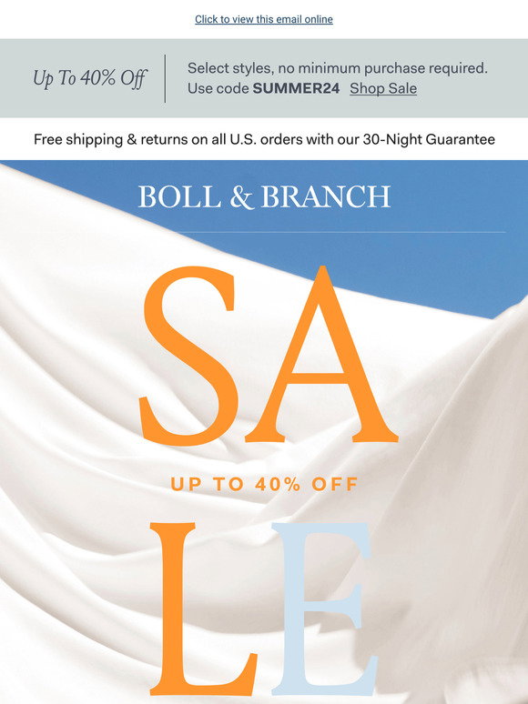 Boll & Branch: Hand-crafted bedding, made in small batches | Milled