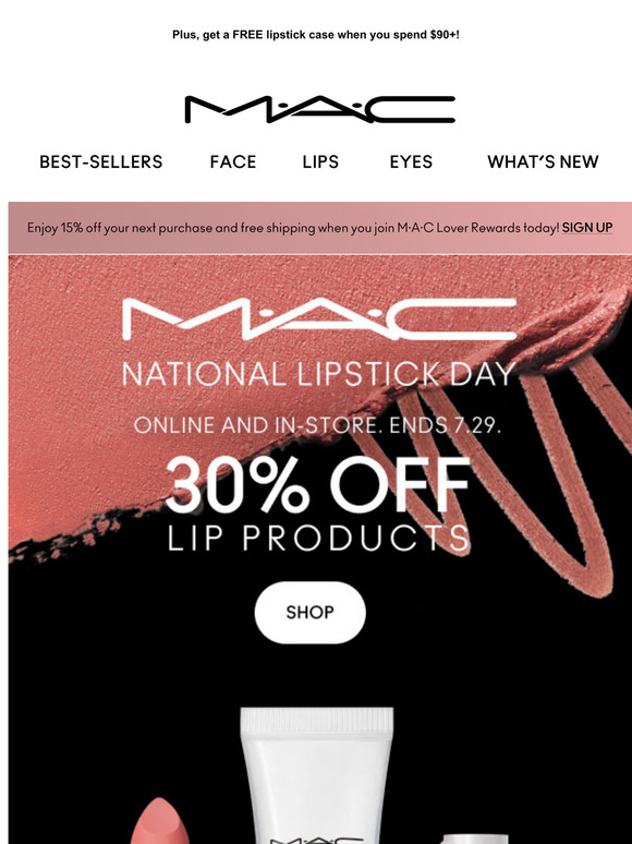 MAC Email Newsletters: Shop Sales, Discounts, and Coupon Codes