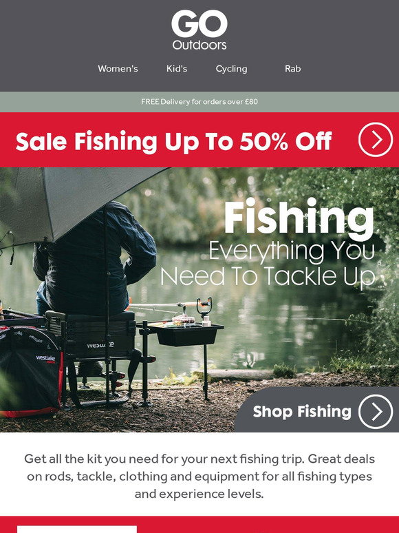 Go Outdoors: Catch Our Latest Fishing Deals 🎣 | Milled