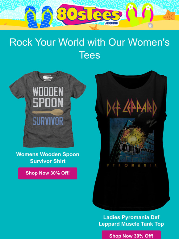 80sTees: Turn Up the Volume with Our Women's Tees | Milled