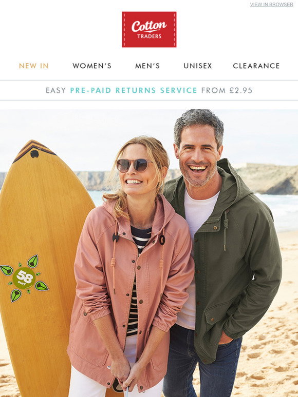 Cotton Traders: Weather-ready wears 🌦️ | Milled