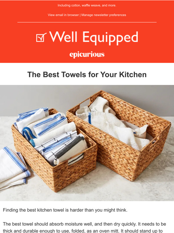 Epicurious: The best towels for your kitchen | Milled